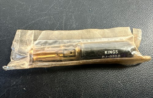 Kings PJ-055B 1/4” Brass Plug Radio Military Aviation Headphones Audio ...