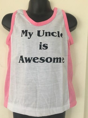 Unisex Awesome Singlets.Let your kids favourite Uncle Know. for kids 1 ...