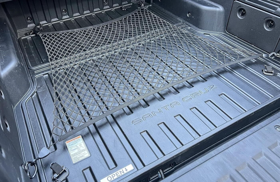 Rear Trunk Bed Floor Style Organizer Cargo Net for Hyundai Santa Cruz ...