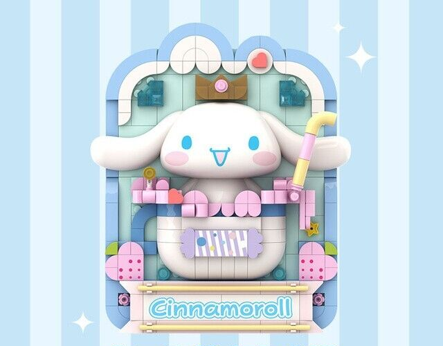 Cinnamoroll Building Blocks Toys Model Bricks Anime Assembly Action ...