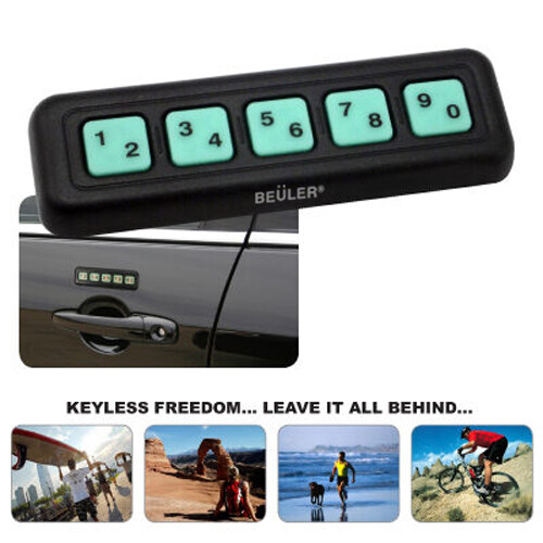 ACCELE RS505 BEÜLER WIRELESS WATERPROOF VEHICLE KEYLESS ENTRY KEYPAD ...