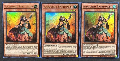 YUGIOH 3x Amazoness Spiritualist MP23-EN222 Ultra Rare NM/Mint | eBay