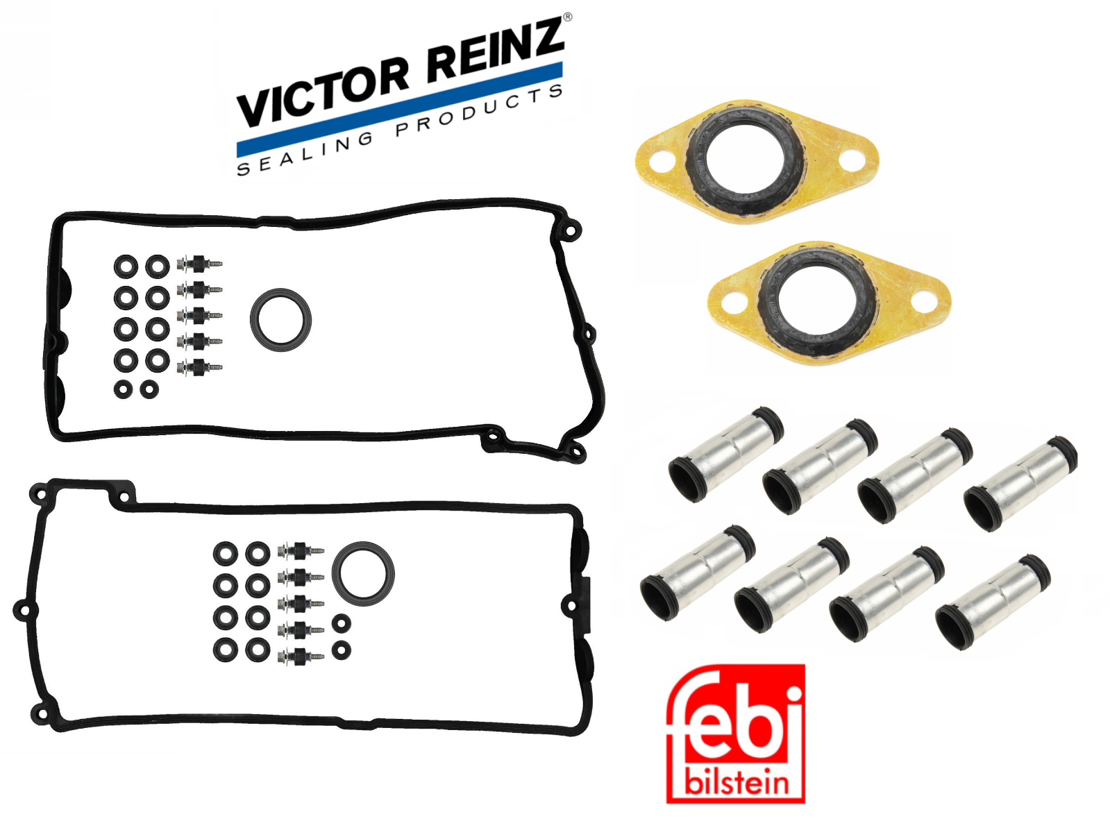 OEM Valve Cover Gasket Lt/Rt Spark Plug Tube Shaft Sensor Gasket Kit ...