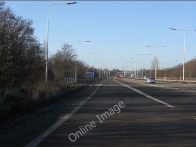 Photo 6x4 M54 Motorway - joining westbound at junction 2 Coven Heath ...
