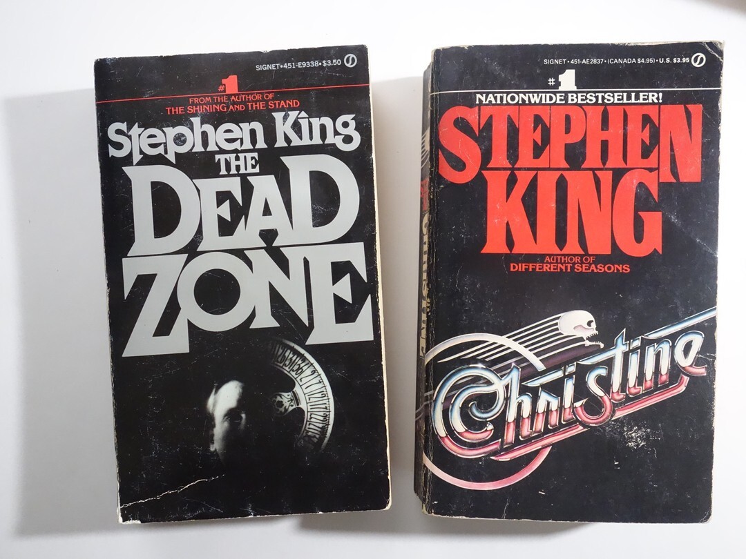 Vintage Stephen King Signet Paperback lot #2 Dead Zone '80 Horror Night ...