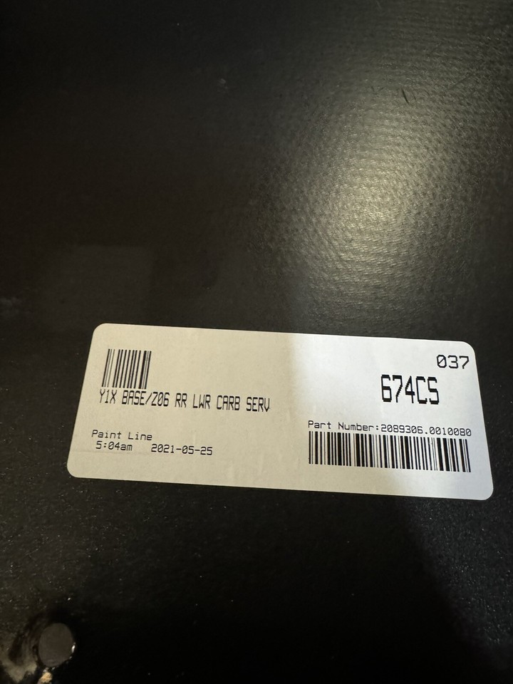 2014-2018 Chevrolet Corvette Rear Bumper Lower Cover GM OEM 84139443 ...