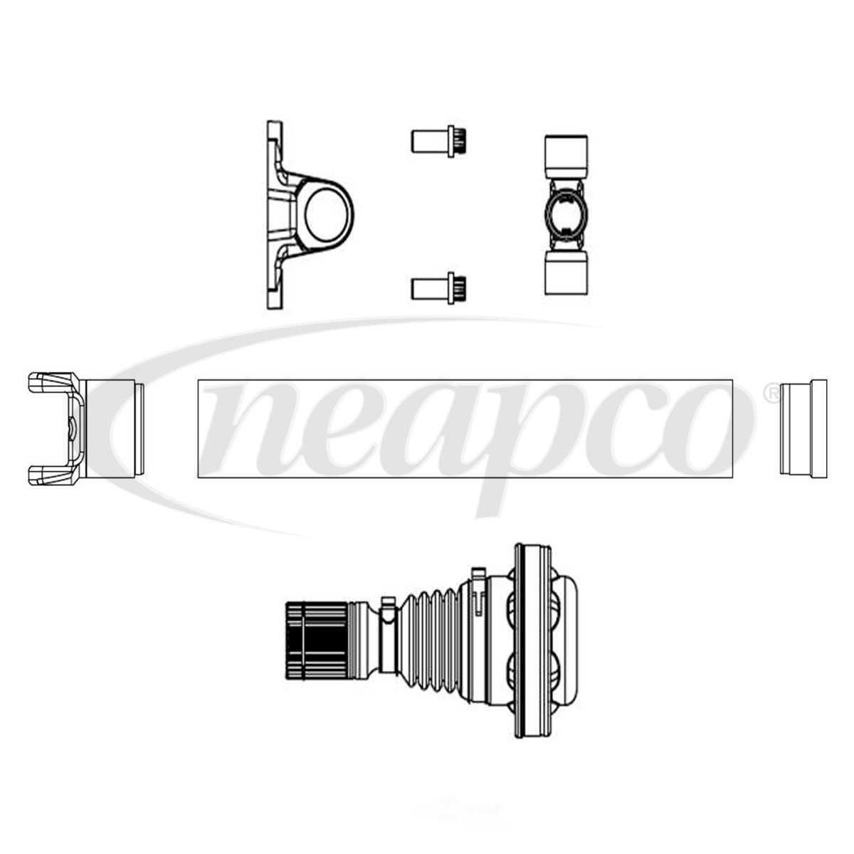Drive Shaft Neapco PK-1520GT350-HSCV-AL for sale online | eBay
