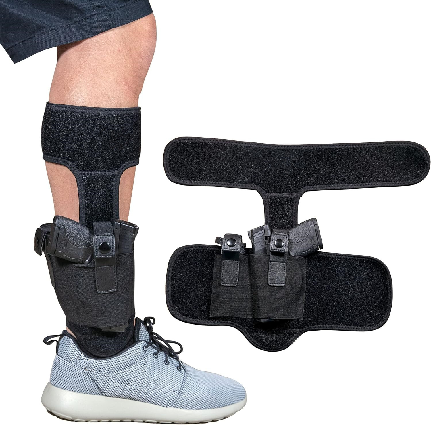 US Concealed Carry Ankle Holster for Right/Left Hand Tactical Pistol ...