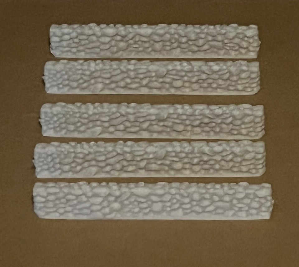 OO Gauge 1:76 Scale Stone Wall Set - HO Compatible Model Railway ...