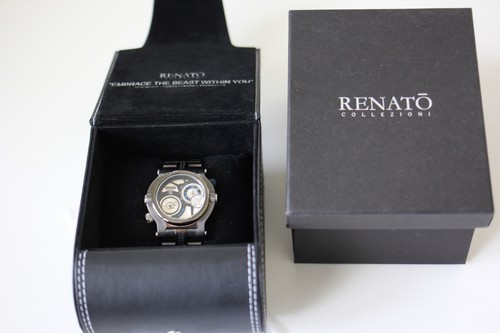 Renato Collezioni Limited Edition 8 Beast Dual Time Swiss Made Men's ...