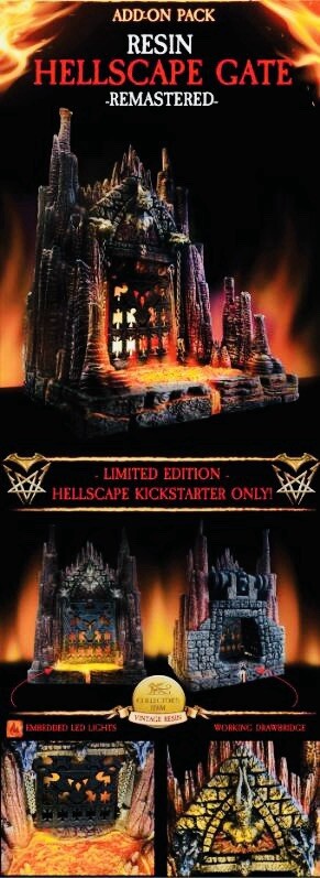 Dwarven Forge Hellscape 2nd Circle Of Hell Pledge - Painted and Illuminated | eBay