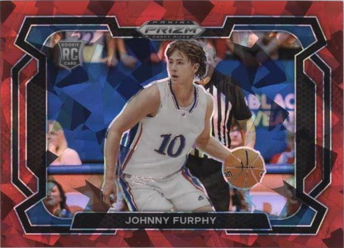 2024-25 Panini Prizm Draft Picks - Johnny Furphy #91 Red Ice Prizm ...