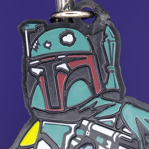 BOBA FETT Star Wars Rubber Keychain Toy Japan Rare Good Condition ...