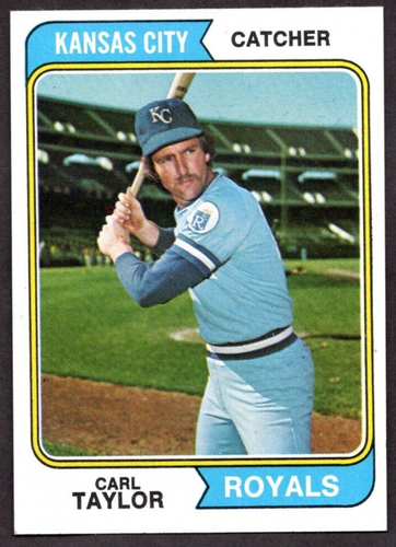 1974 Topps #627 Carl Taylor Kansas City Royals EX/MINT | eBay