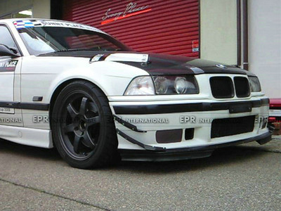 For 95-99 BMW E36 M3 Carbon Fiber Front Bumper Canard Exterior Trim ...