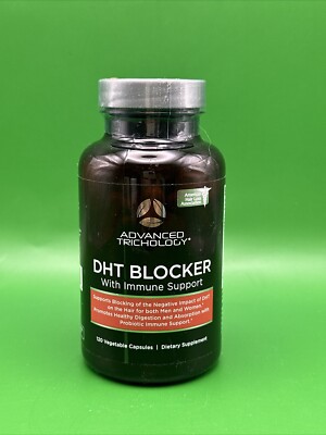 Advanced Trichology DHT BLOCKER Hair Growth Supplement 120 Capsules Exp ...