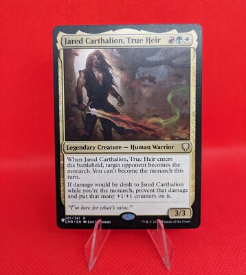 JARED CARTHALION TRUE HEIR Magic Cards list MTG NM-M COMMANDER LEGENDS ...
