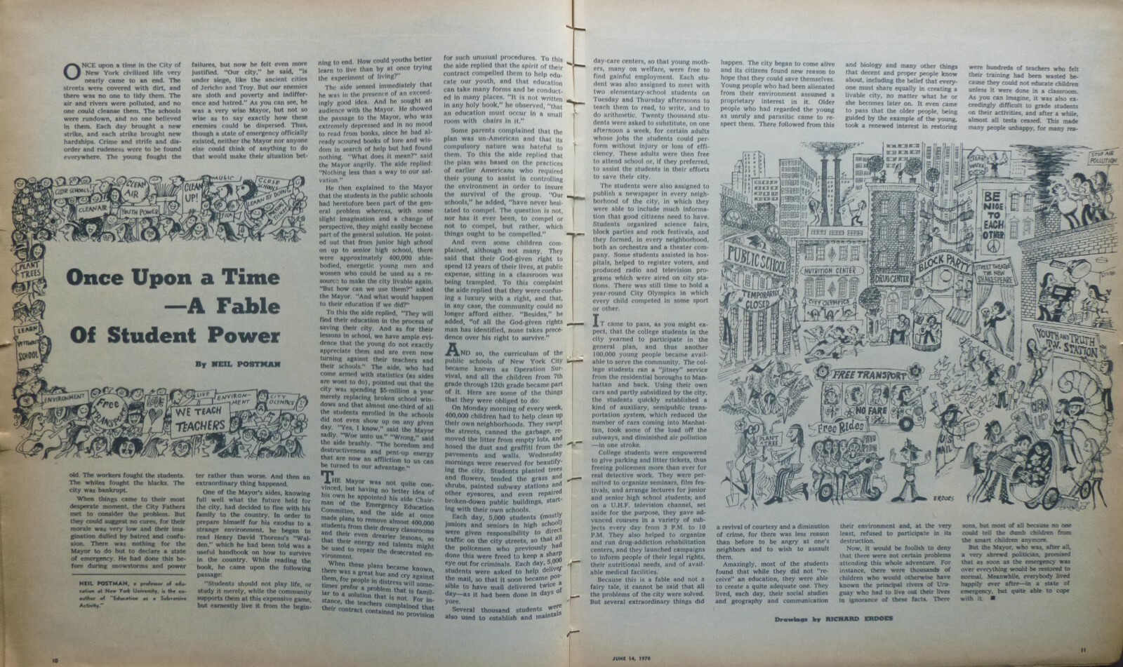HAROLD WILSON EWERT KARLSSON BILL DOUGLAS ERDOES YALE FARR June 14,1970 ...