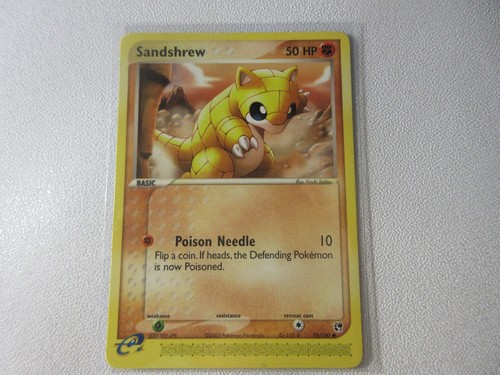 Sandshrew EX Sandstorm Pokemon Card LP | eBay