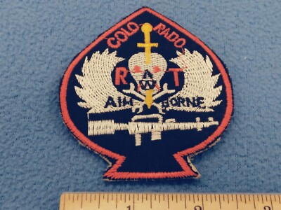 VINTAGE - MILITARY SPECIAL FORCES PATCH - AIRBORNE RT COLORADO | eBay