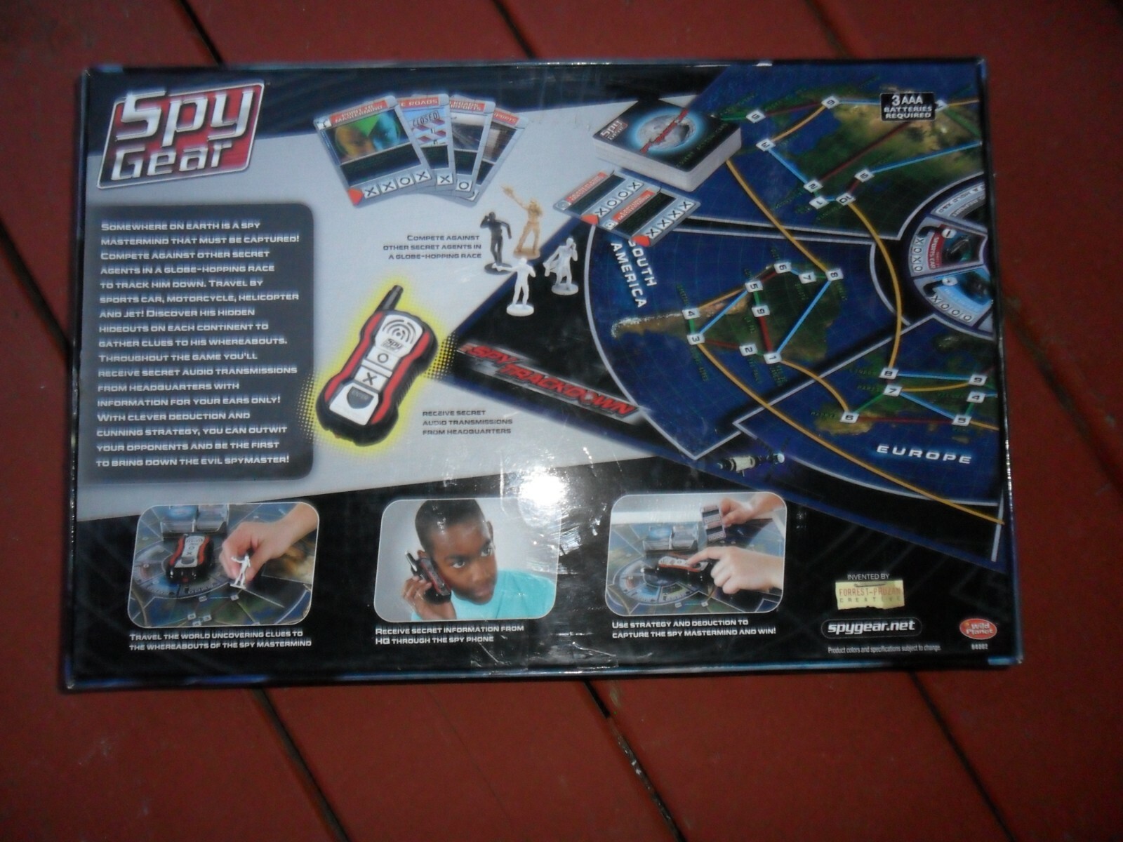 Spy Gear Spy Trackdown Find the Enemy Strategy Game Age 8 and up ...