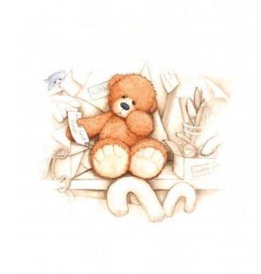 Alice's Bear Shop Charlie Bears Art Print Little Lost Bear | eBay UK