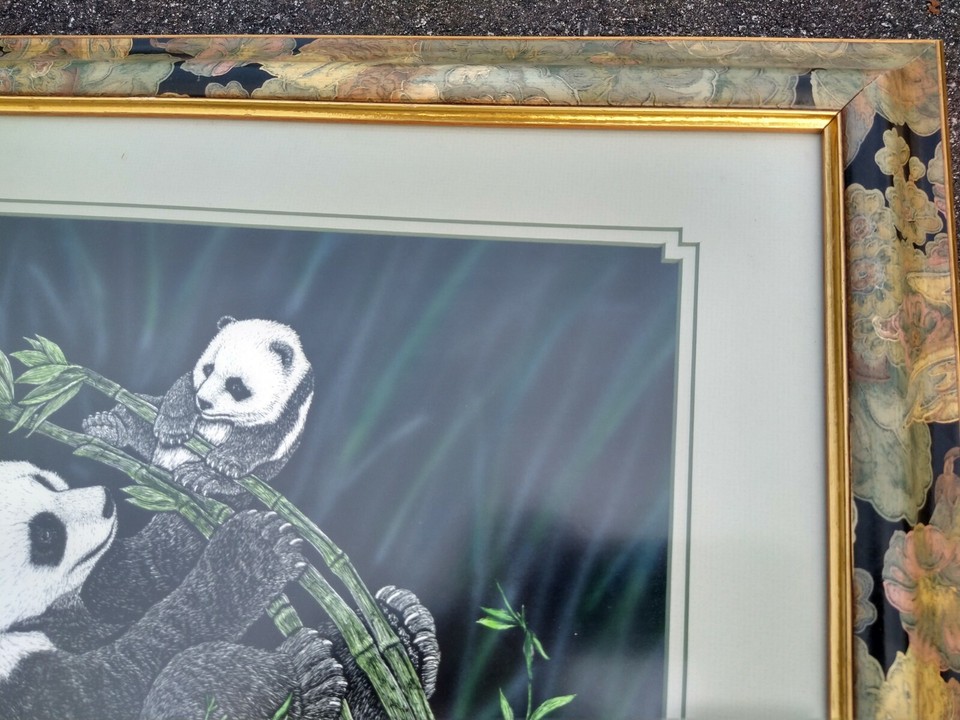 "The Wild Side" Mama Panda with Baby Panda Etching by Robert Bellavia ...