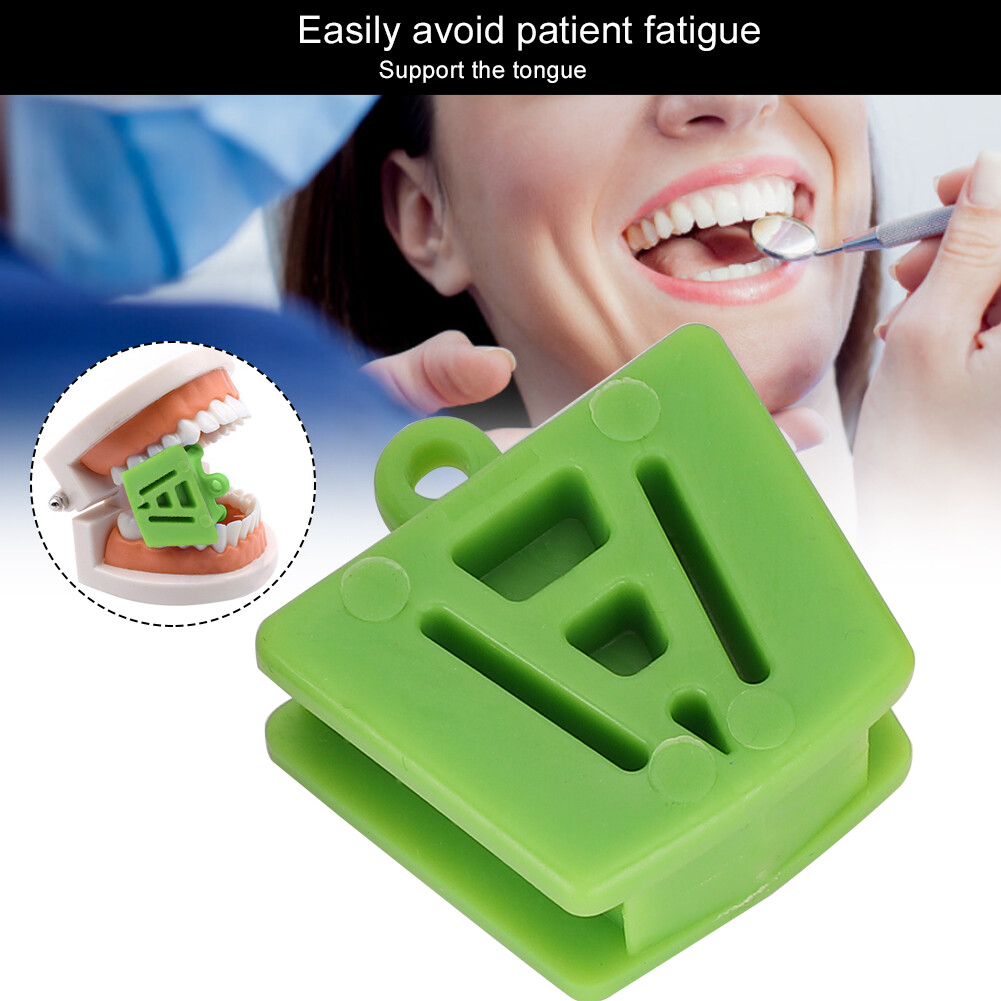 (Middle)10pcs Dental Mouth Prop Internal Support Dental Bite Block XXL ...