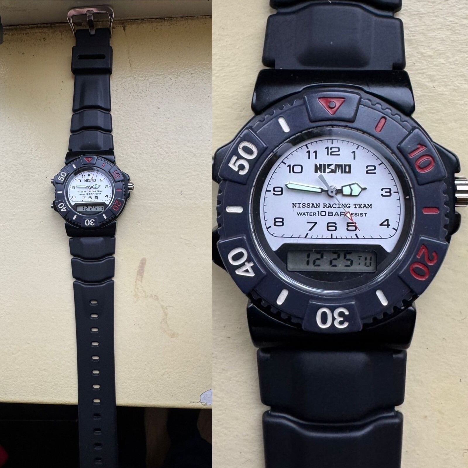 NISMO OLD LOGO WRIST WATCH 90s RARE JACKET HKS GREDDY… - Gem