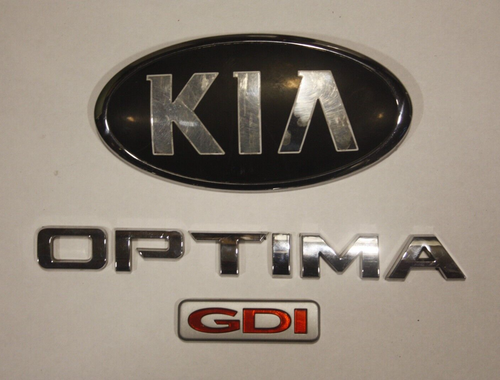 2010-2015 Kia Optima GDI Rear Trunk Deck Lid Chrome Emblem Set OEM Logo ...