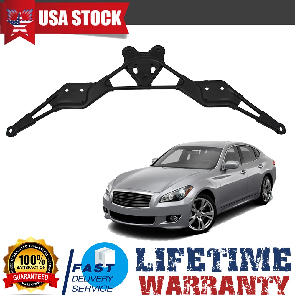 Black Front Subframe Crossmember Brace Bracket For Infiniti Ex35 G25 ...