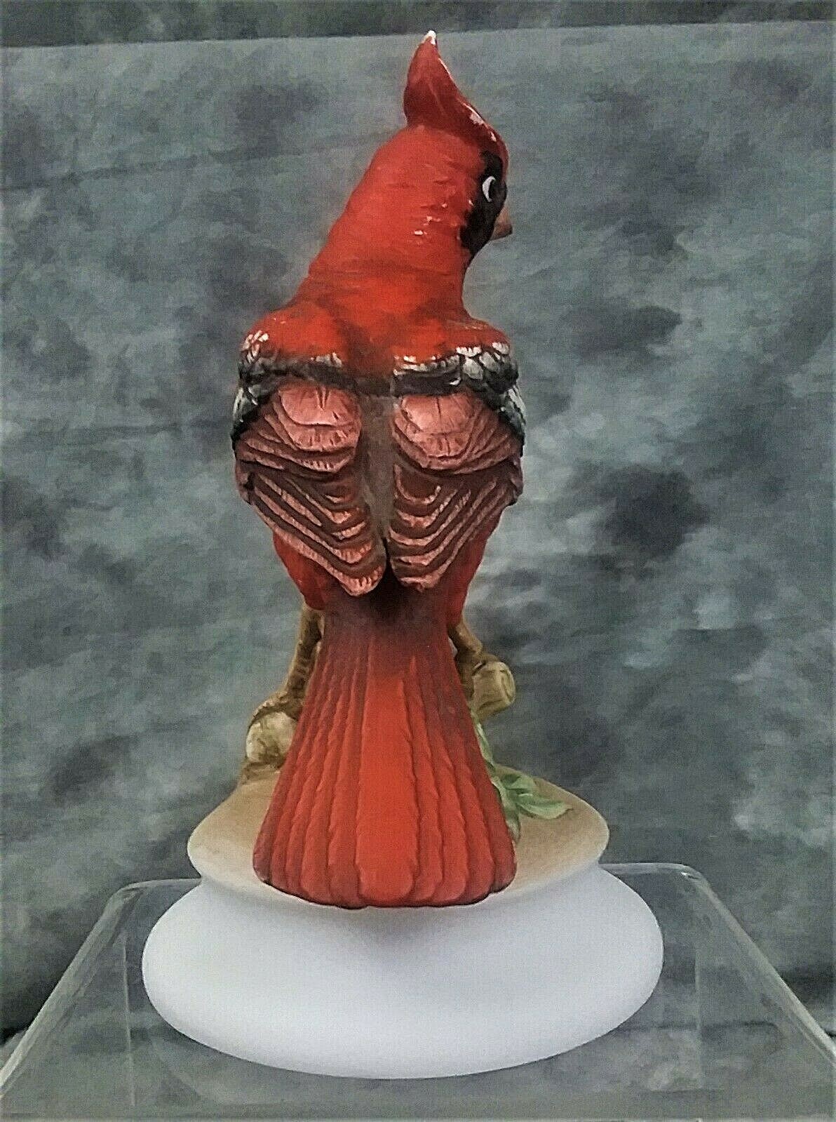 VINTAGE COLLECTIBLE LEFTON CHINA BISQUE PORCELAIN HAND PAINTED CARDINAL ...