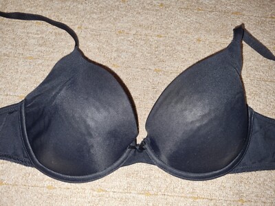Gorgous black MARKS AND SPENCER padded Underwired bra size 34C | eBay UK