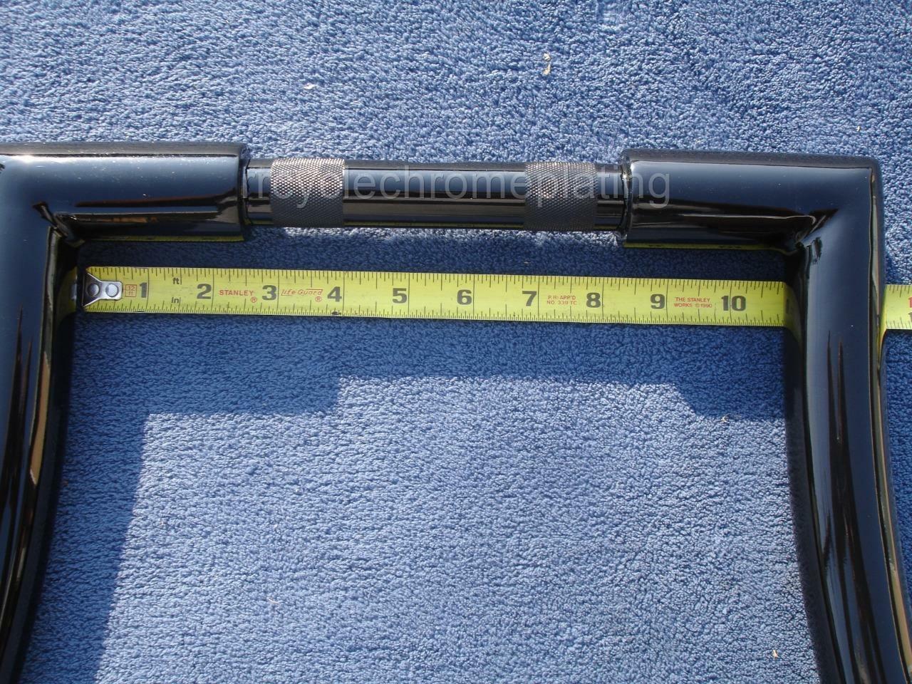 Black 14 " DNA MONSTER APE HANGER BARS WIDE 1-1/2" HARLEY HANDLEBARS ...