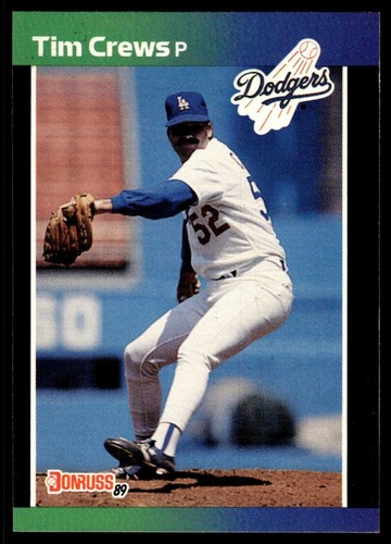 1989 Donruss Tim Crews Los Angeles Dodgers #486 18207 | eBay