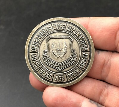 USAF In Europe 86 AW Contingent Operations Flight Challenge Coin/ Token ...
