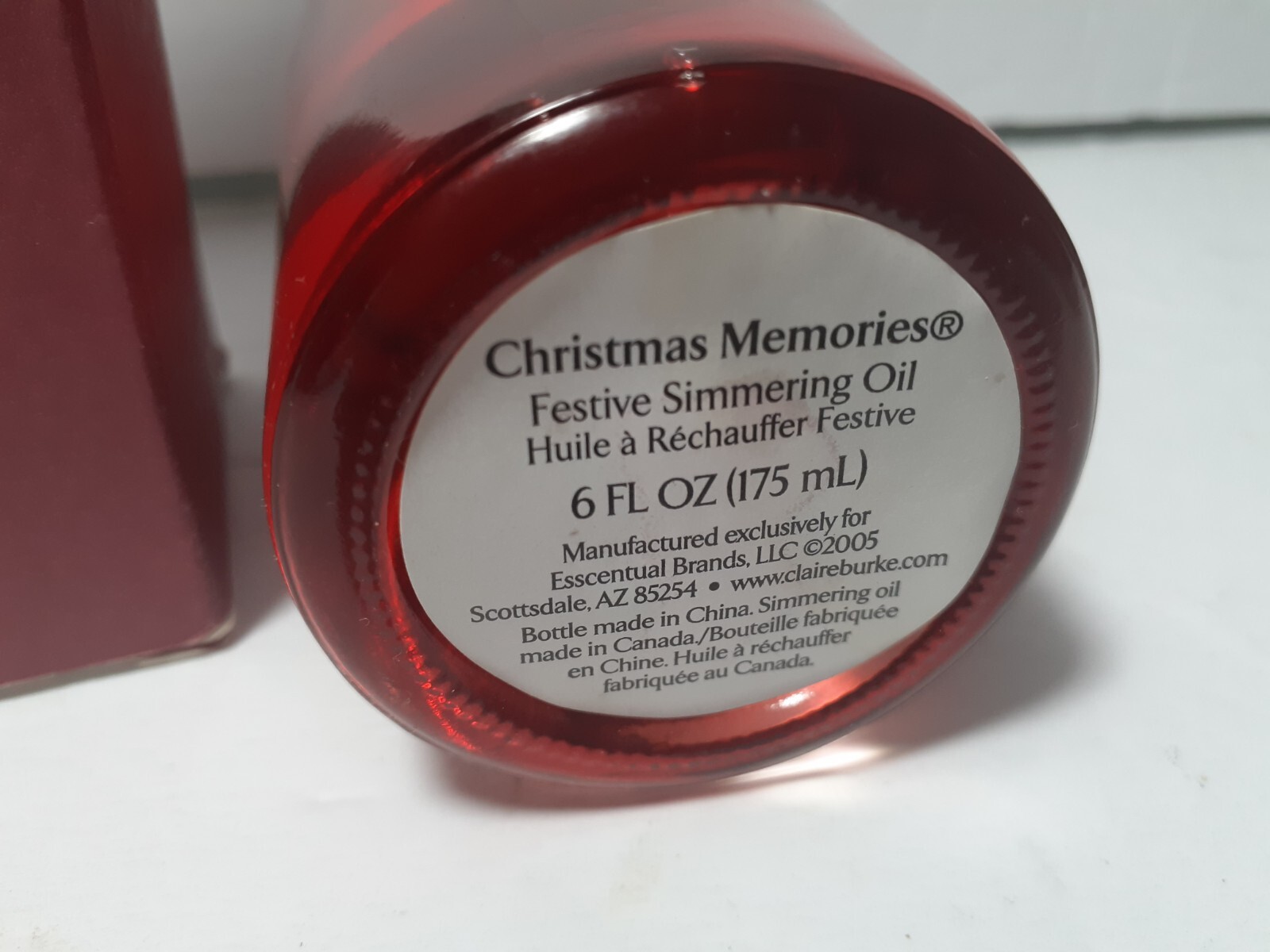 Claire Burke Christmas Memories Simmering Oil 6 Oz | eBay
