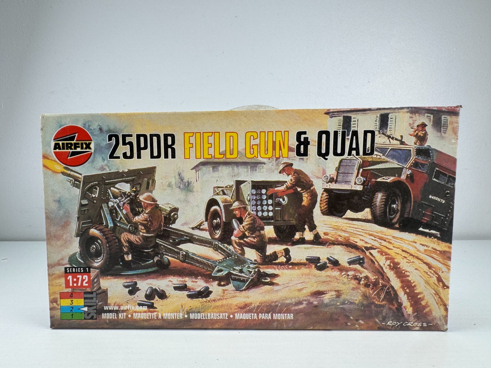 Airfix 25PDR Field Gun & Quad Military Army 1/72 Plastic Model Kit New ...