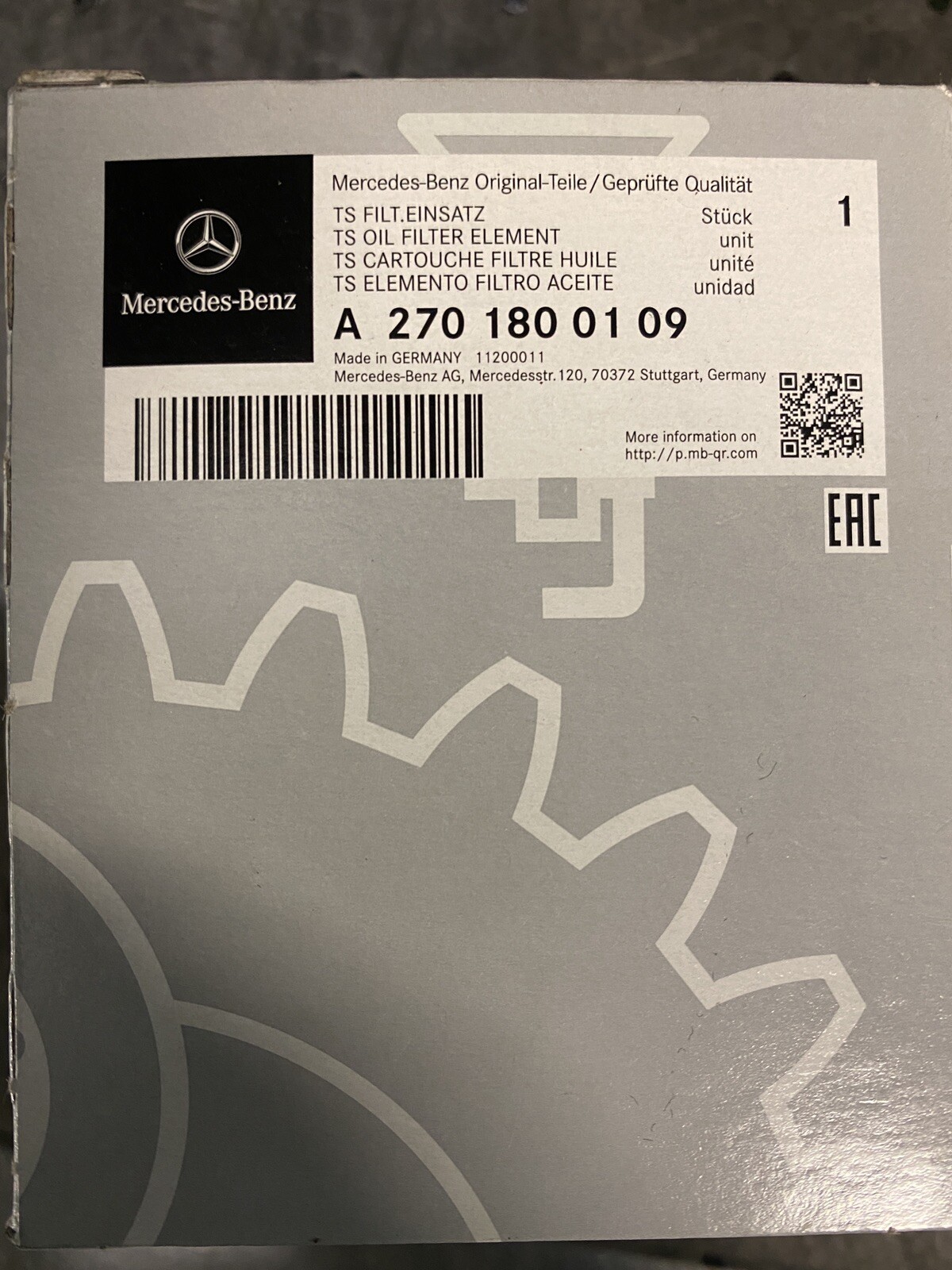 MERCEDES-BENZ 2701800109 - cross reference oil filters | oilfilter ...