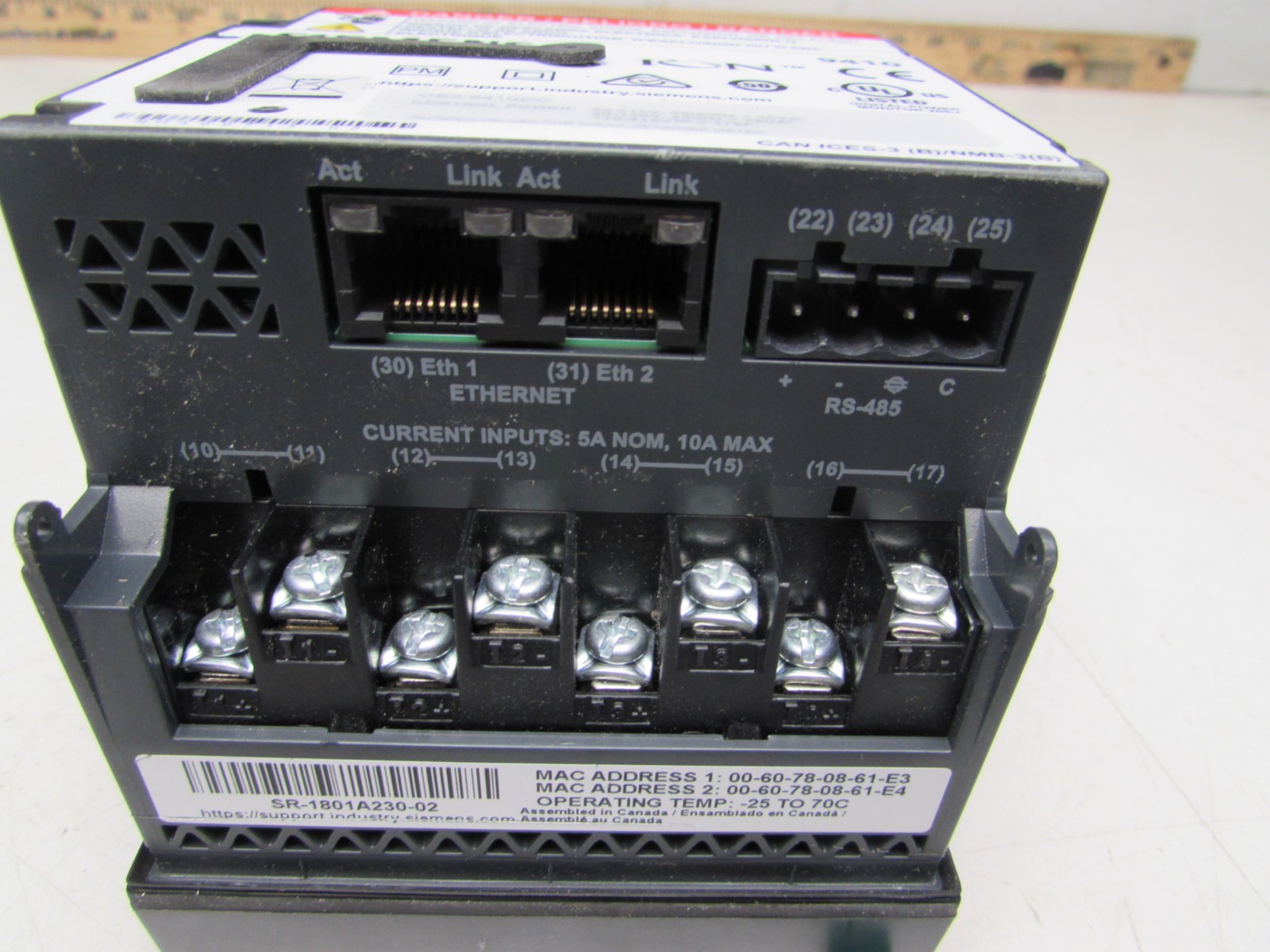 SIEMENS 9410DC 9410 INTERGRATED LCD CONTROLLER SCREEN OPERATOR ...