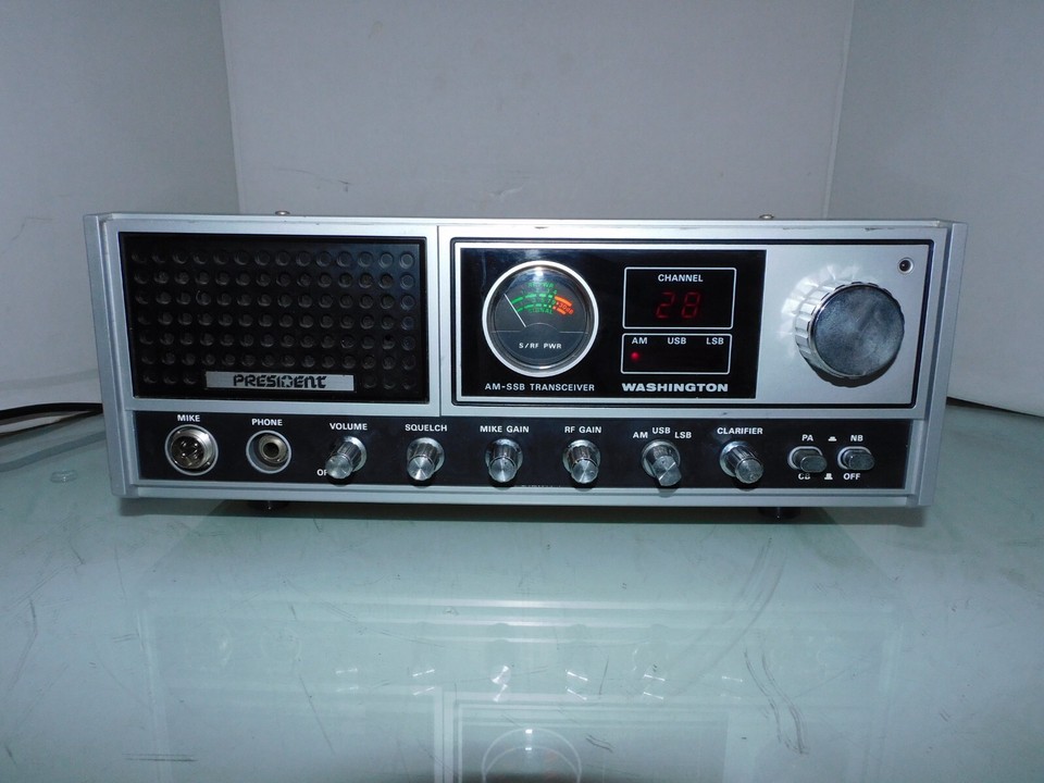 PRESIDENT WASHINGTON 40 CHANNEL BASE STATION CB RADIO Repair, Parts ...