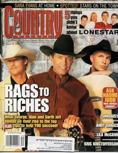 Country Weekly Magazine August 20 2002 Garth Brooks George Strait Naomi ...