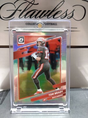 2021 Panini Donruss Optic Tom Brady sharp card #172 SP Silver Holo ...