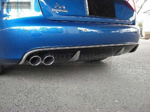 Fiberglass RS Rear Bumper Diffuser Addon/Spoiler for Audi A4 B8 07-11 ...