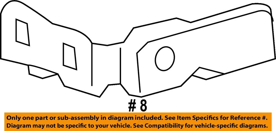 GM OEM 15-19 Silverado 2500 HD Bumper Components-Support Bracket ...