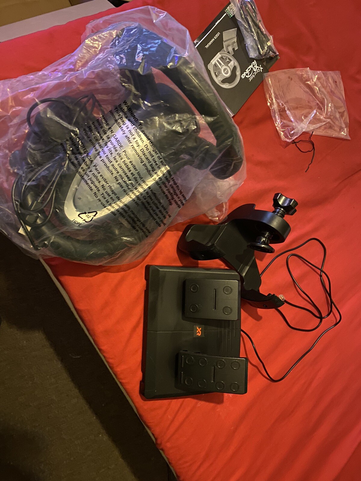 X-Rocker XR Racing Wheel and Pedals with Force Feedback for sale online ...