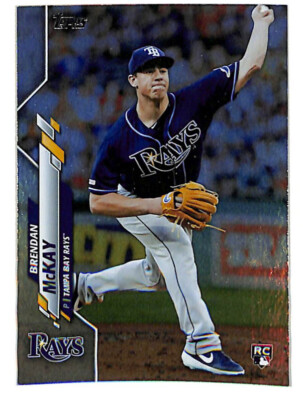 2020 Topps #69 Brendan McKay RAINBOW FOIL rookie card Rays | eBay