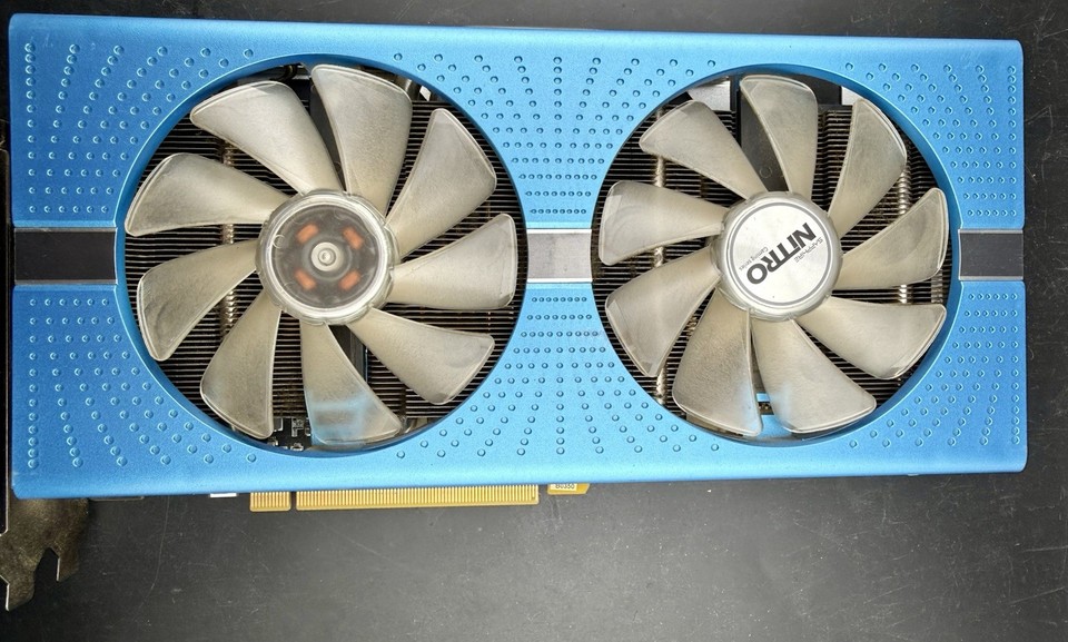 Sapphire Radeon 1265-21-20G NITRO+ RX580 8GB Special Edition GPU Blue W ...