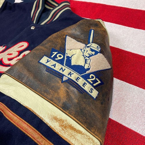 MLB Yankees Jeff Hamilton Wool Jacket JH Design Embroidered Rare | eBay