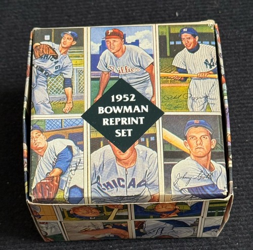 1952 Bowman Reprint Baseball Complete Factory Set Mickey Mantle Willie ...